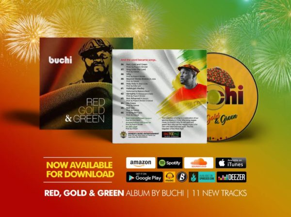 Buchi Is Out with Red, Gold & Green Album • GospelHotspot.Net